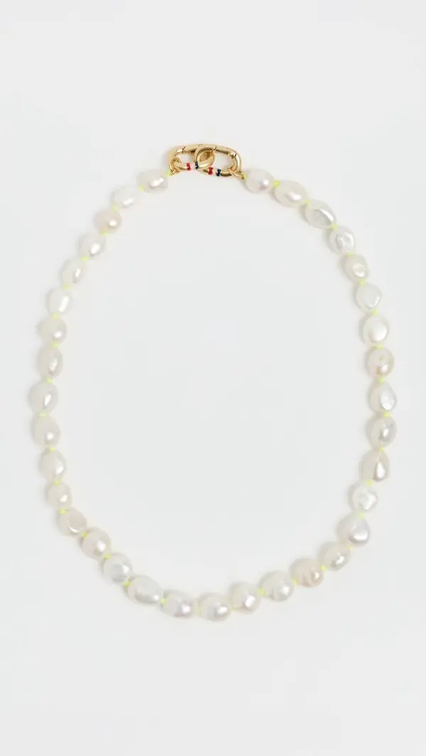 Clare V. Le Pearl Necklace