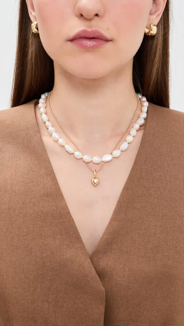 Clare V. Le Pearl Necklace