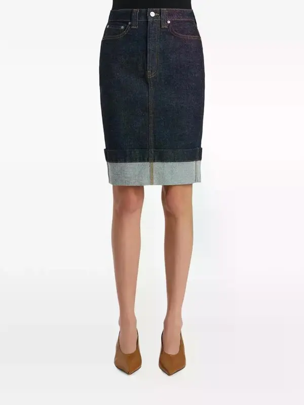 Khaite Kendra Skirt - Blue