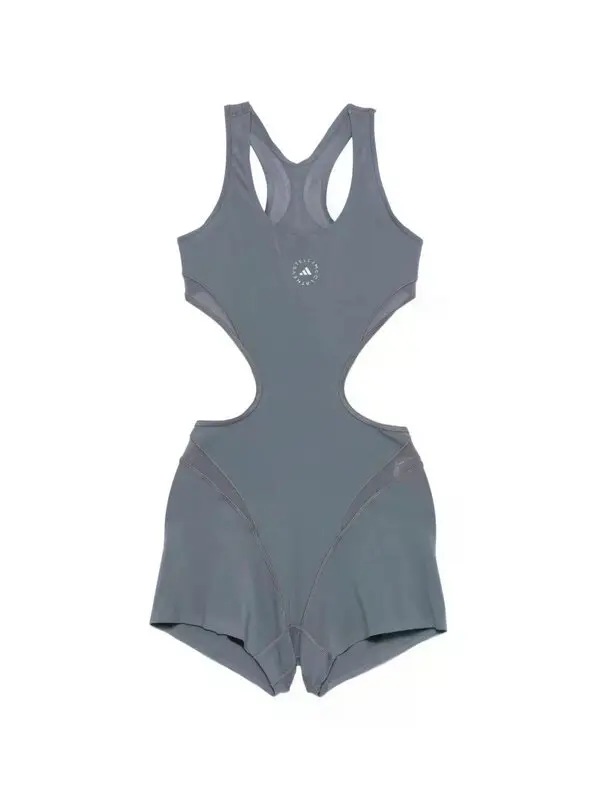 Adidas By Stella McCartney Cut-out Jumpsuit - Blue