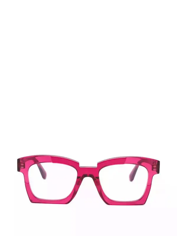 KUBORAUM Maske Geometric Frame Glasses - Pink