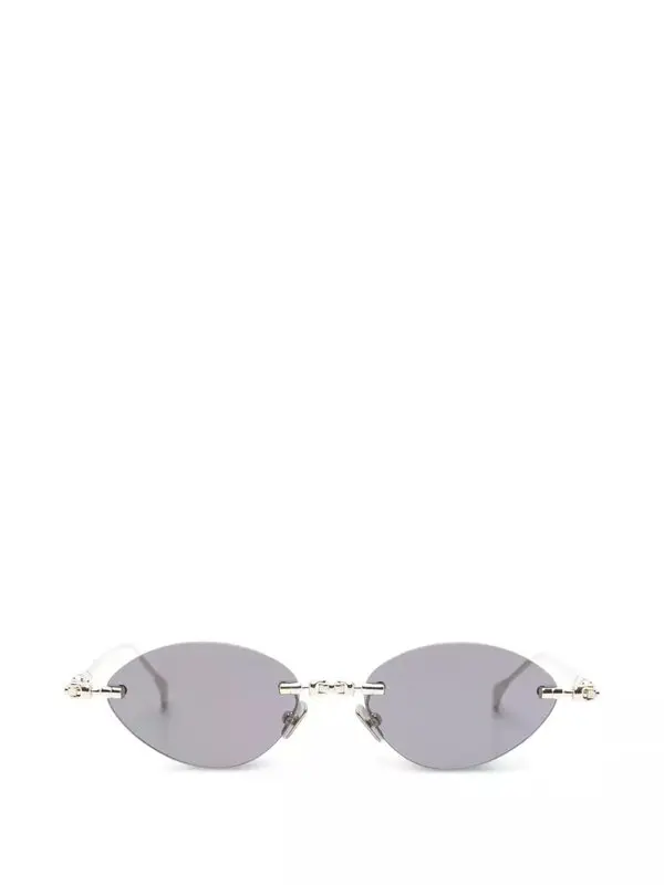 KUBORAUM Oval-frame Sunglasses - Grey