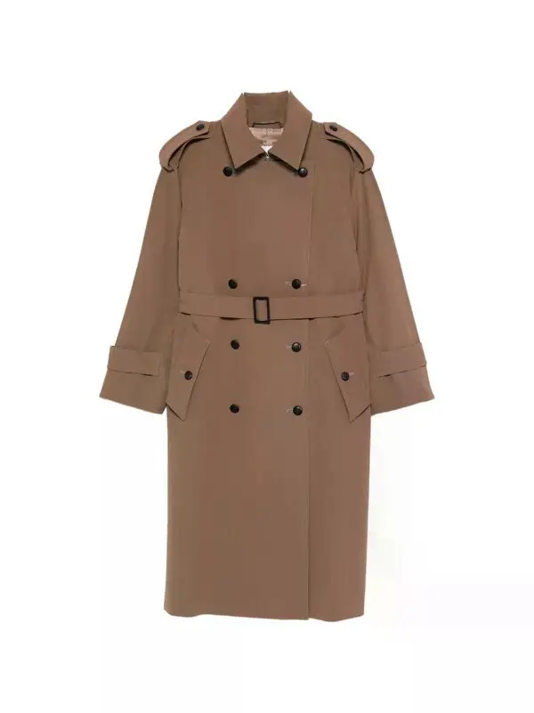Max Mara Mxmcerto Belted Trench Coat - Brown