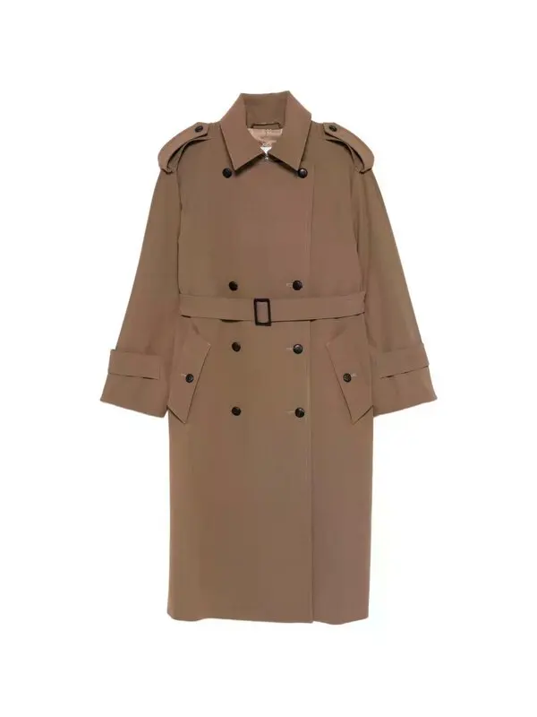 Max Mara Mxmcerto Belted Trench Coat - Brown