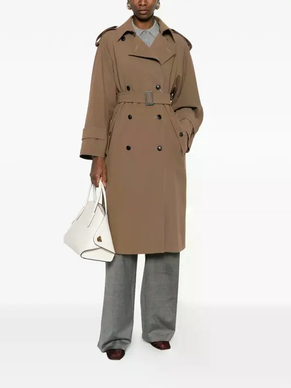 Max Mara Mxmcerto Belted Trench Coat - Brown
