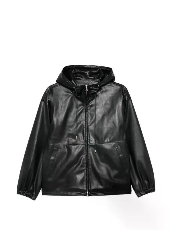 DUNST Hooded Zip Jacket - Black