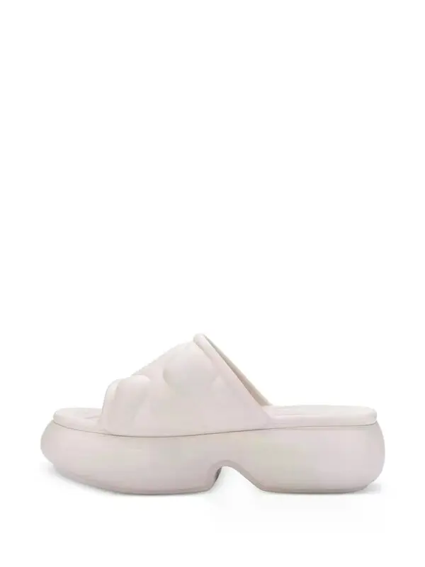Melissa Puff Platform Slides - Neutrals