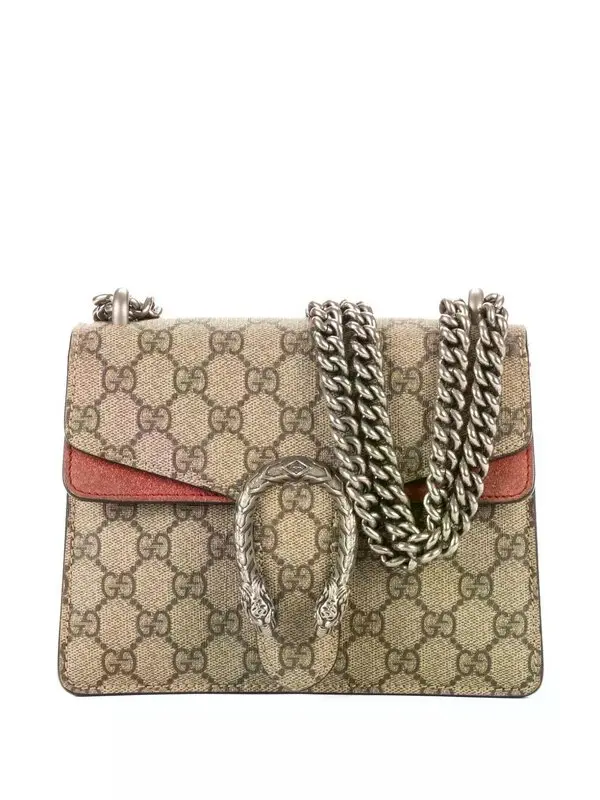Gucci Mini Dionysus Gg Supreme Shoulder Bag - Neutrals