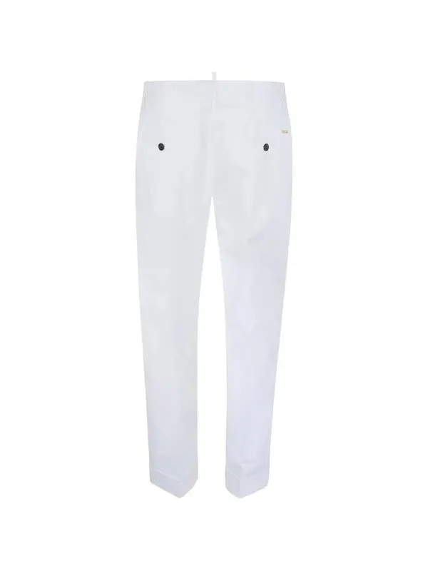 Dsquared2 Plaque Cotton Trousers