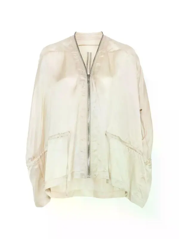 Rick Owens Zip-up Jacket - Neutrals