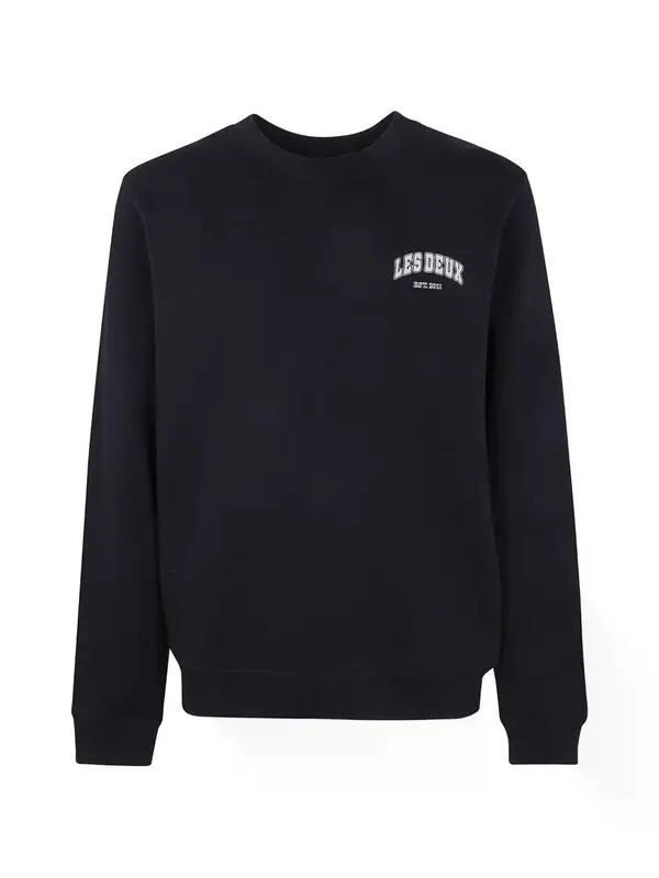 LES DEUX Brady Hoop Crewneck Sweatshirt - Blue