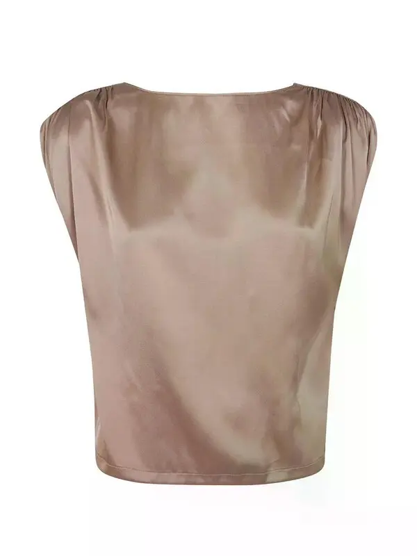 BLUGIRL Tie Detail Shirt - Neutrals