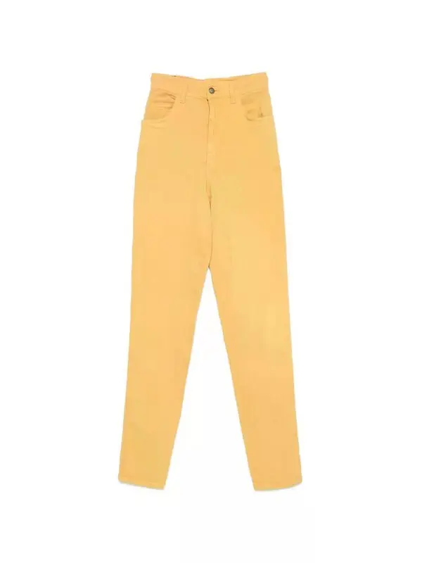 Versace 1990s Trousers - Yellow