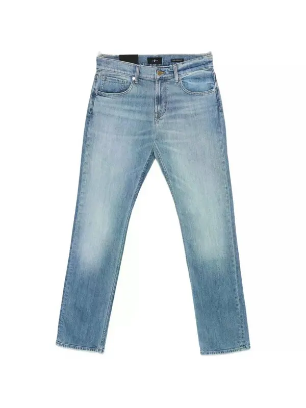 7 For All Mankind Straight Jeans - Blue