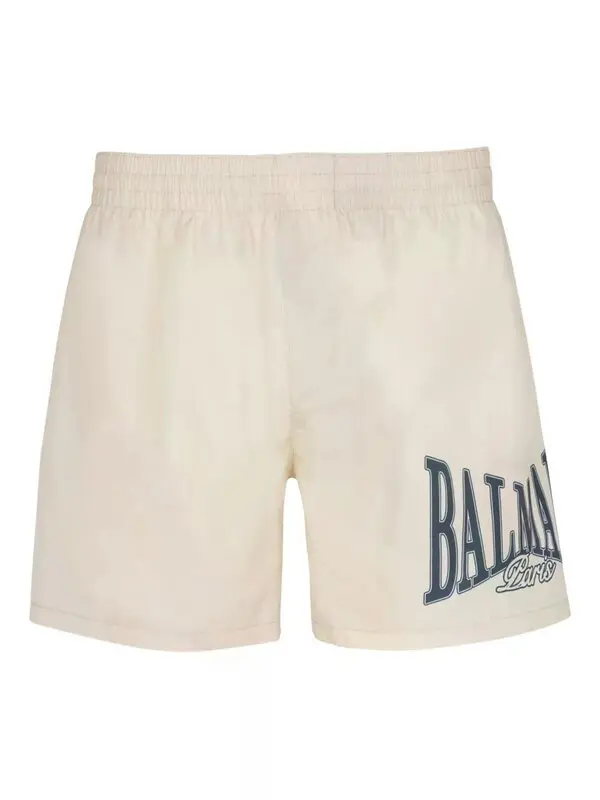Balmain Printed Swim Shorts