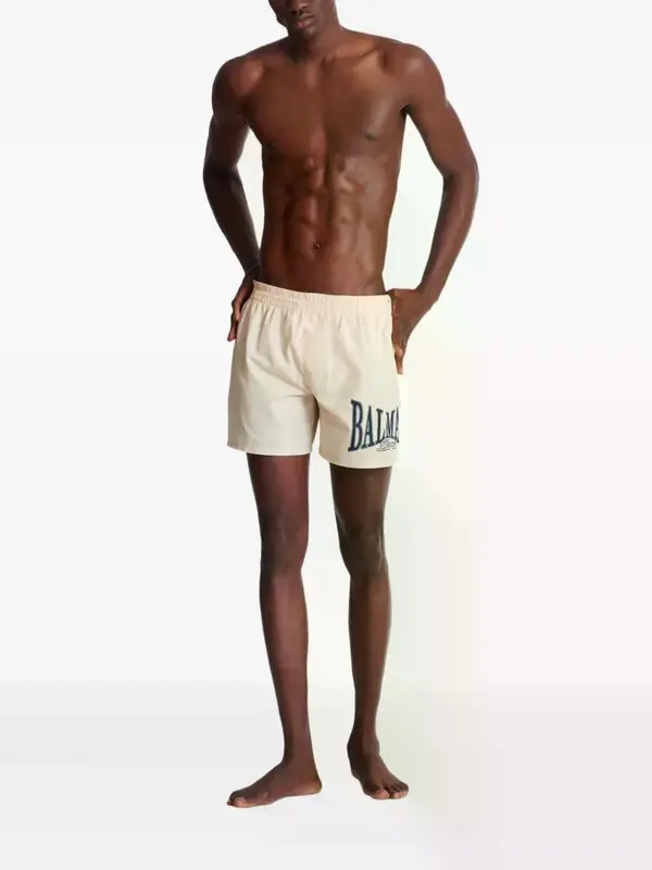 Balmain Printed Swim Shorts