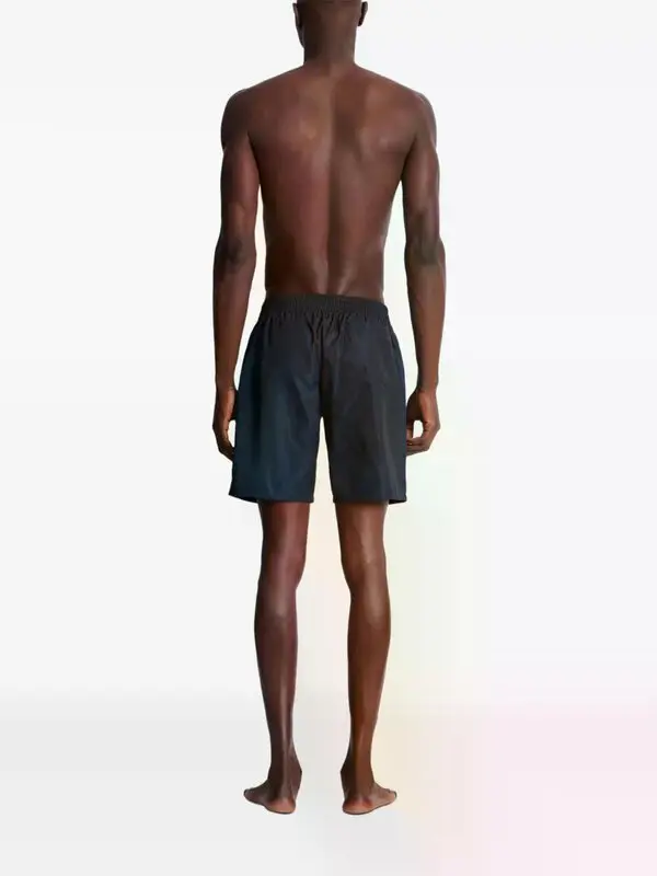 Balmain Logo Swim Shorts - Blue
