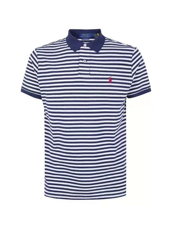Polo Ralph Lauren Striped Polo Shirt - Blue
