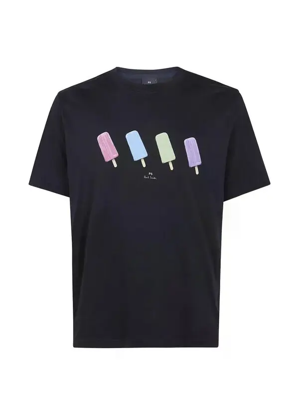 Paul Smith Popsicle-graphic T-shirt - Blue