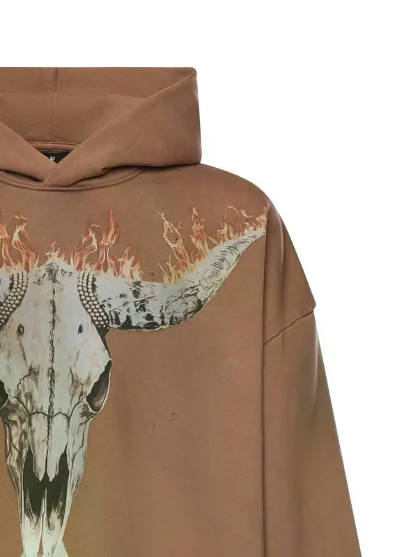 REPRESENT British Cowboys Cotton Hoodie - Brown
