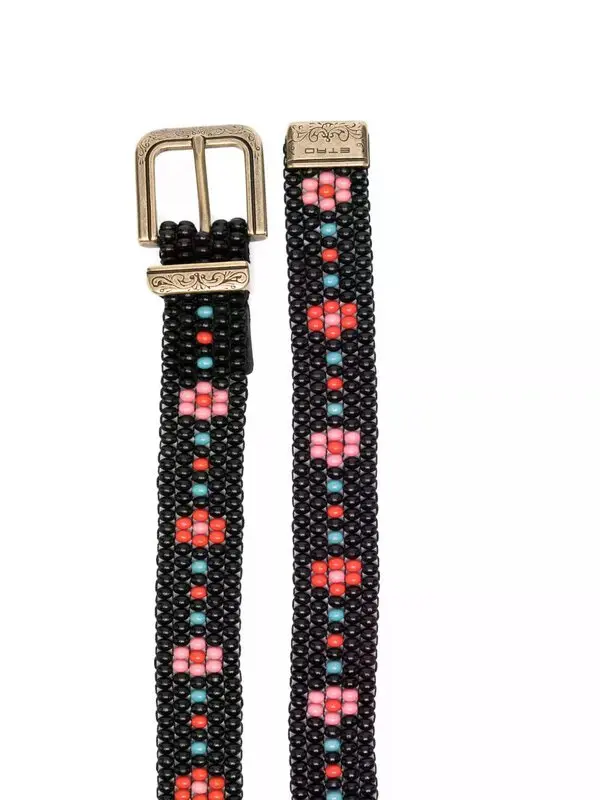 Etro Beaded Buckle Belt
