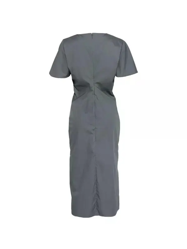Soeur Ella Crew-neck Midi Dress - Grey