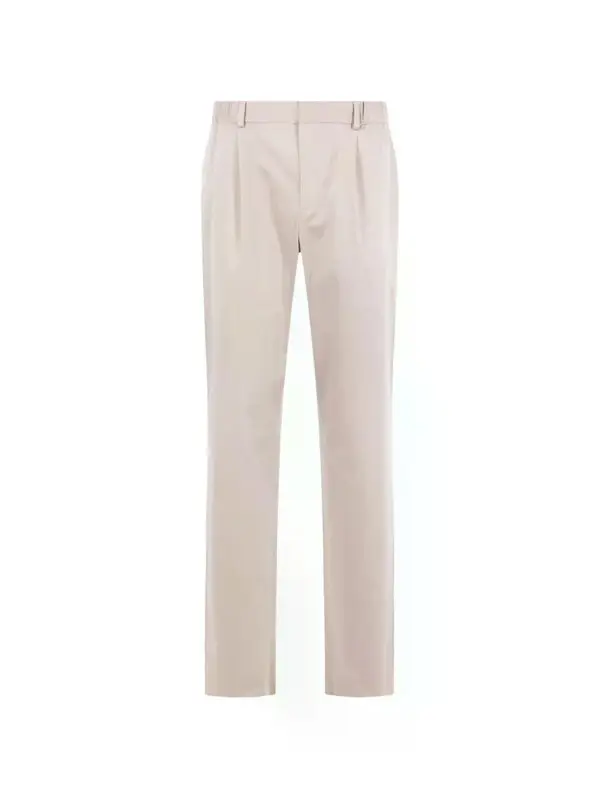 Agnona Belt-loops Tailored Trousers - Neutrals