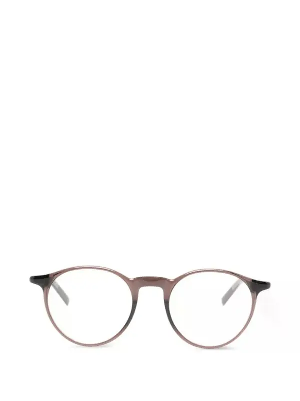 Montblanc Round-frame Eyeglasses - Brown
