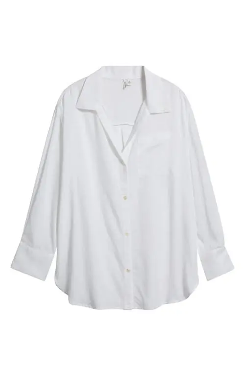 Nordstrom Cover-up Shirt - White
