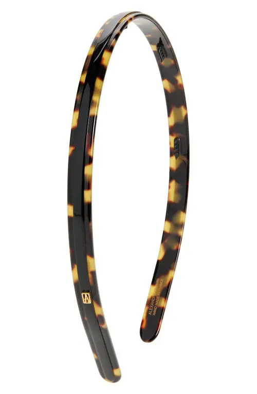 Alexandre De Paris Tortoiseshell Pattern Slim Headband
