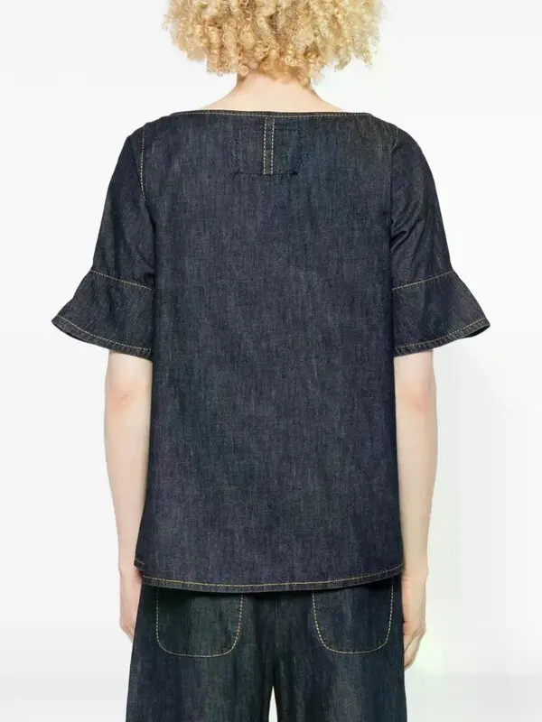 SUSANNE BOMMER Contrast-stitching Blouse