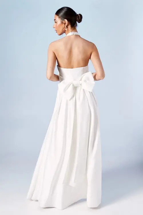 Coast Satin Halterneck Wedding Dress
