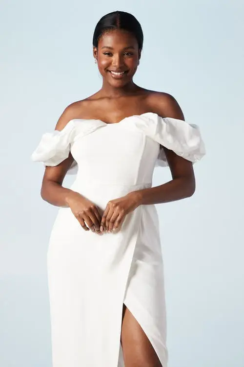 Coast Corset Sleeve Wedding Dress