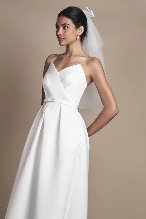 Coast Sweetheart Neckline Maxi Wedding Dress