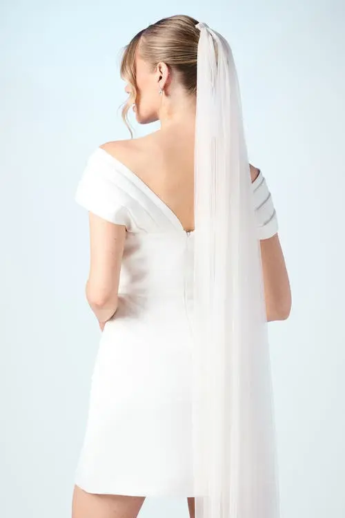 Coast Bardot Bridal Mini Dress