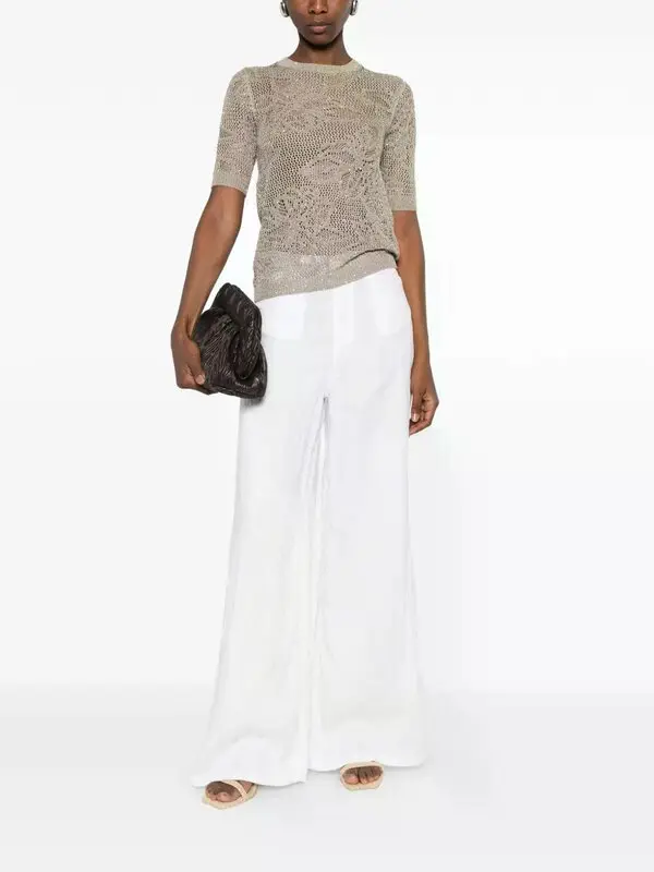 Fabiana Filippi Open-knit T-shirt