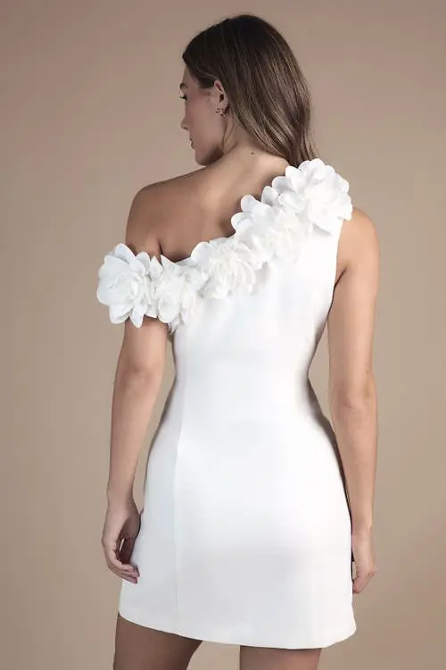 Coast Off-shoulder Corsage Mini Dress