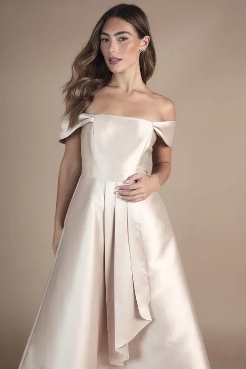 Coast Bardot Twill Bridesmaid Dress