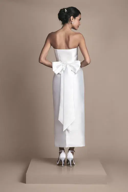 Coast Twill Bow Back Wedding Dress