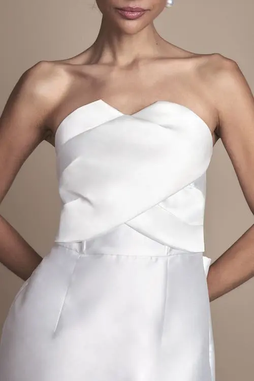 Coast Twill Bow Back Wedding Dress
