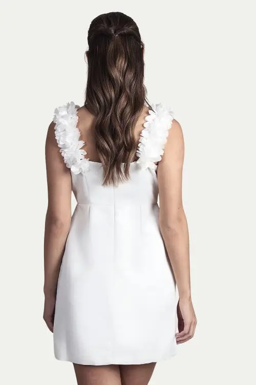 Coast 3d Floral Bardot Bridal Mini Dress
