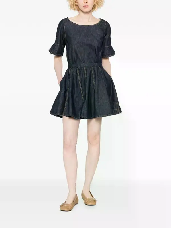 SUSANNE BOMMER Pleated Mini Skirt