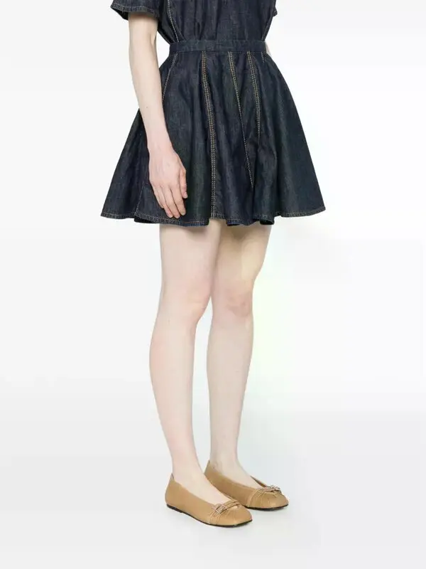 SUSANNE BOMMER Pleated Mini Skirt