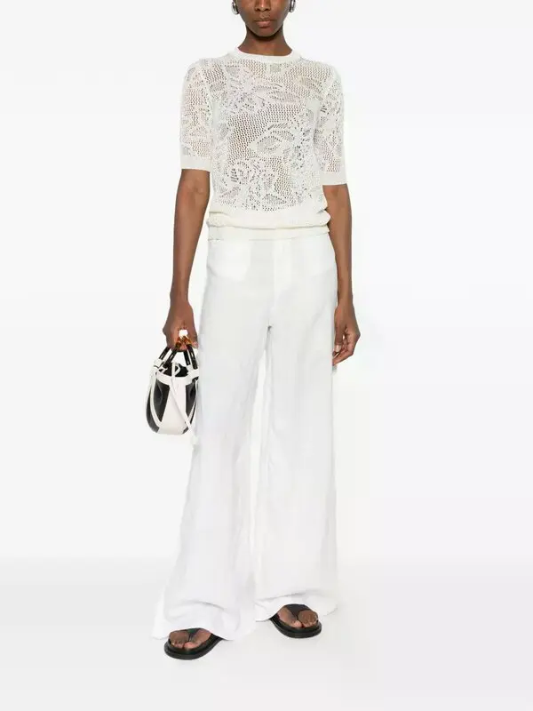 Fabiana Filippi Openwork Sparkle T-shirt