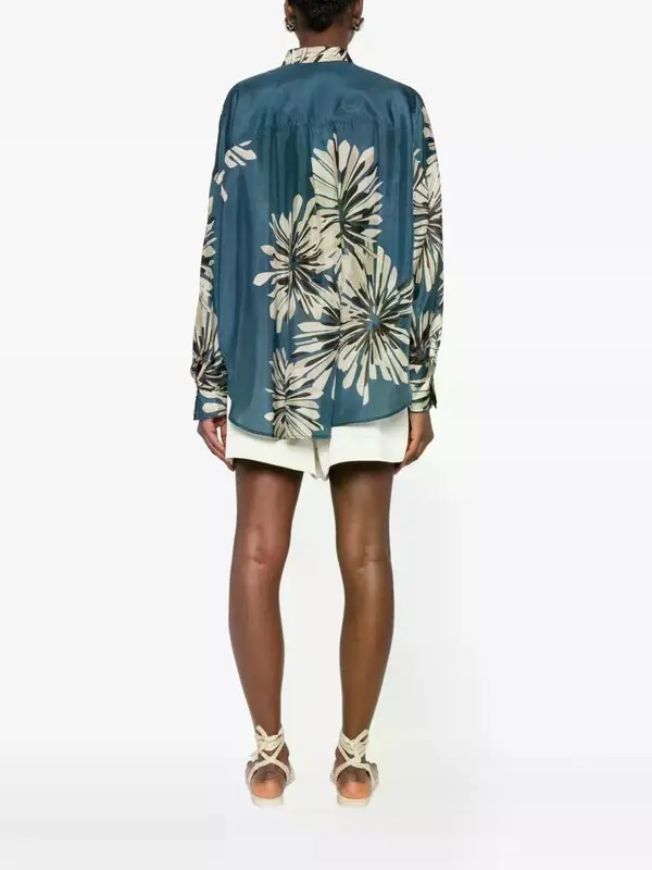 Brunello Cucinelli Floral-print Blouse