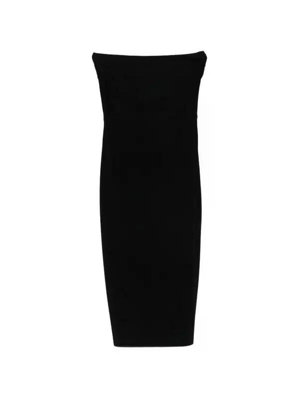 Norma Kamali Strapless Midi Dress