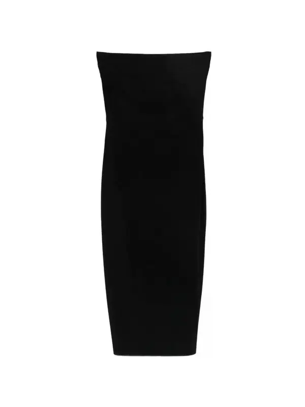 Norma Kamali Strapless Midi Dress