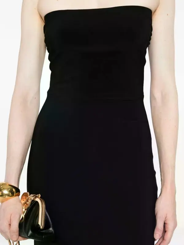Norma Kamali Strapless Midi Dress