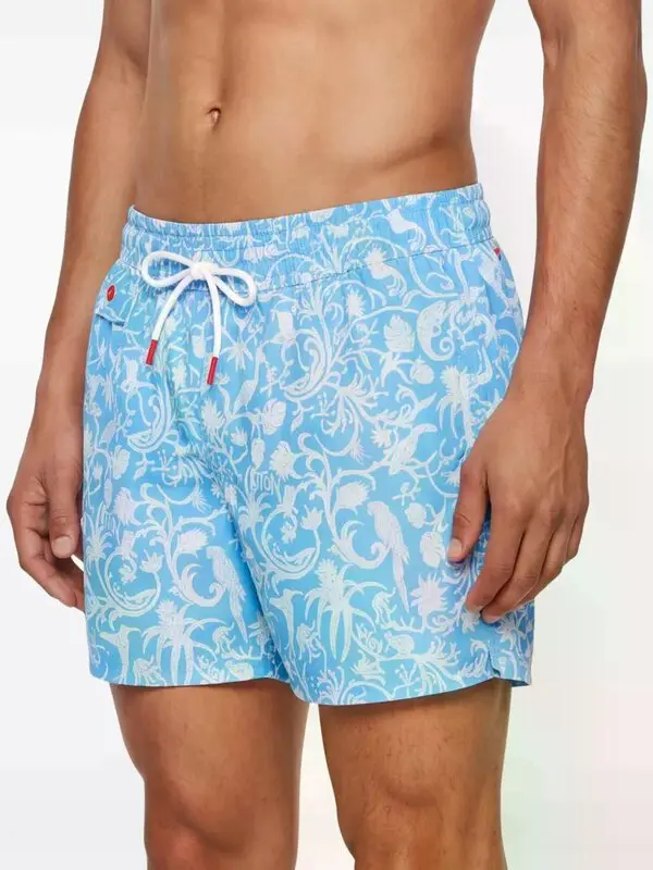 Kiton Floral Swim Shorts