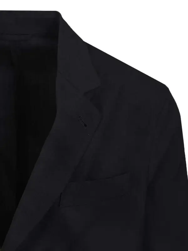 Emporio Armani Button Single-breasted Blazer - Blue